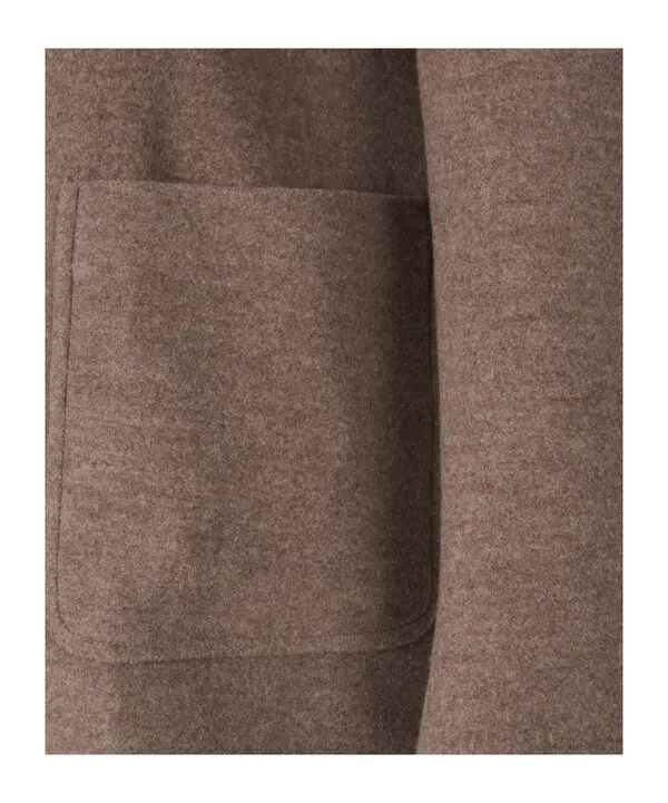 Loro Piana Button-up Coat With Stand Collar
