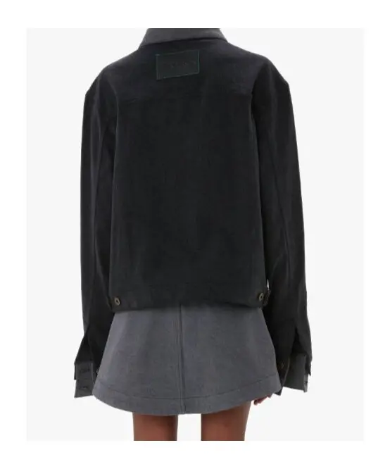 J.W.ANDERSON Layered Denim Jacket With Logo Appliqu