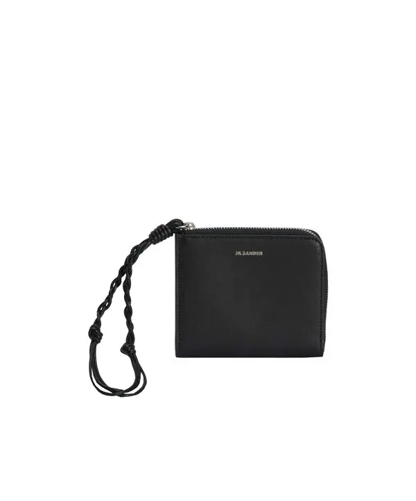 JIL SANDER Tangle Card Holder - Black