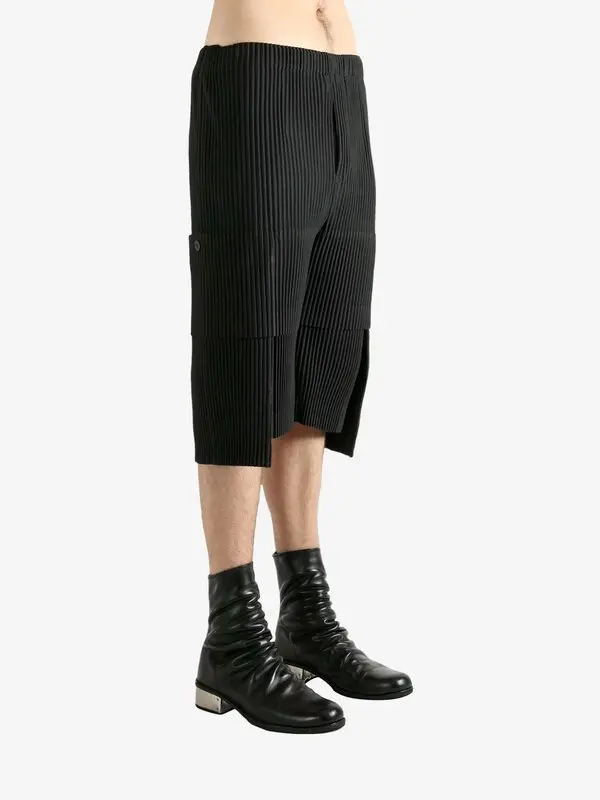Issey Miyake Homme Plissé Pleated Cargo Shorts