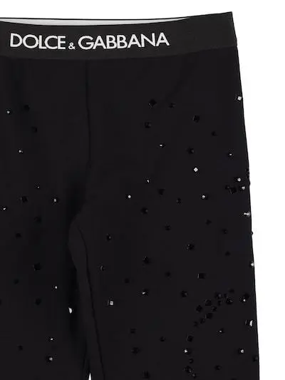 Dolce & Gabbana Logo Cotton Leggings
