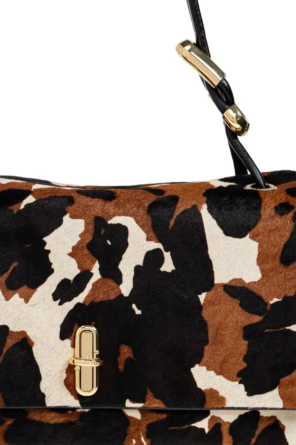 Marc Jacobs Dual Print Large Shoulder Bag - Black