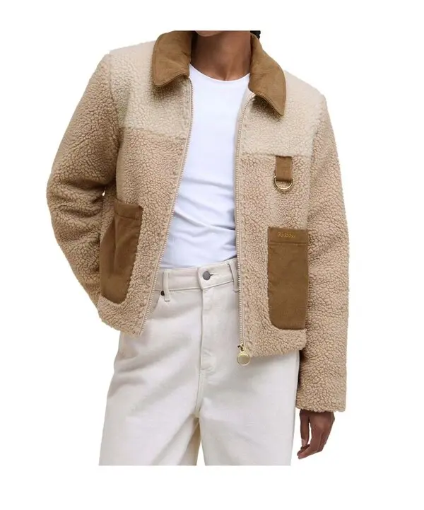 Barbour Corduroy Collar Fleece Jacket