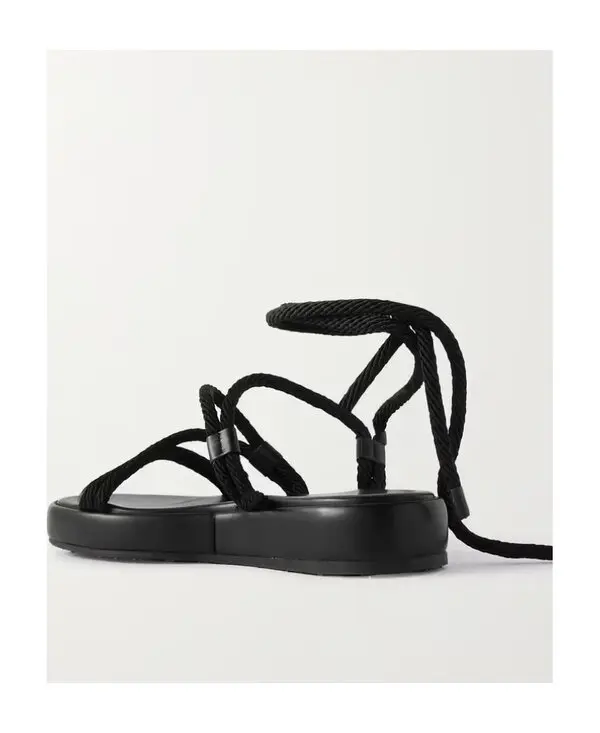 GIANVITO ROSSI Rope Strap Sandals