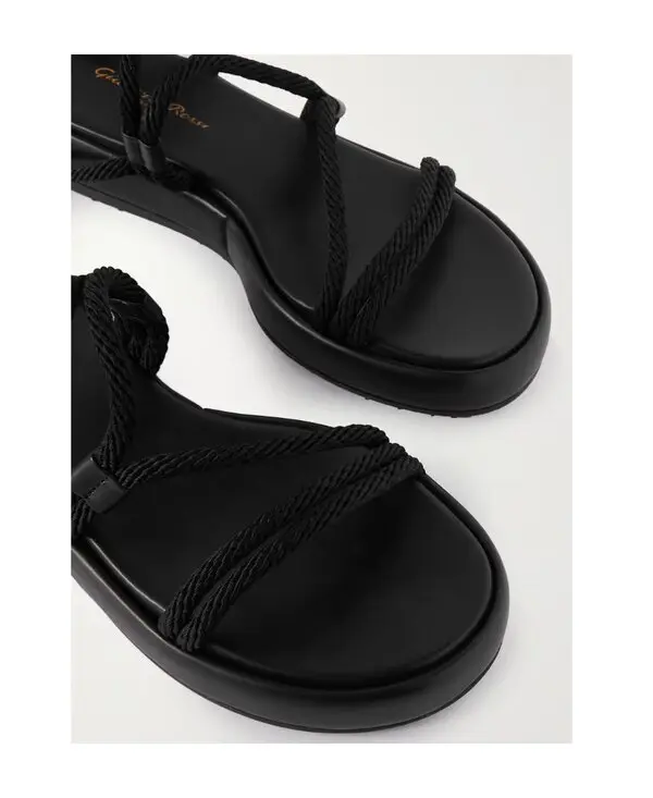 GIANVITO ROSSI Rope Strap Sandals