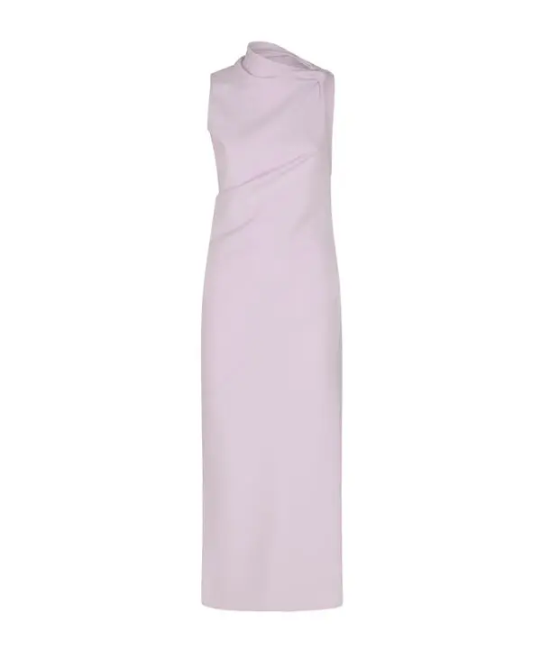 COURREGES Courrges Long Draped Dress - Purple