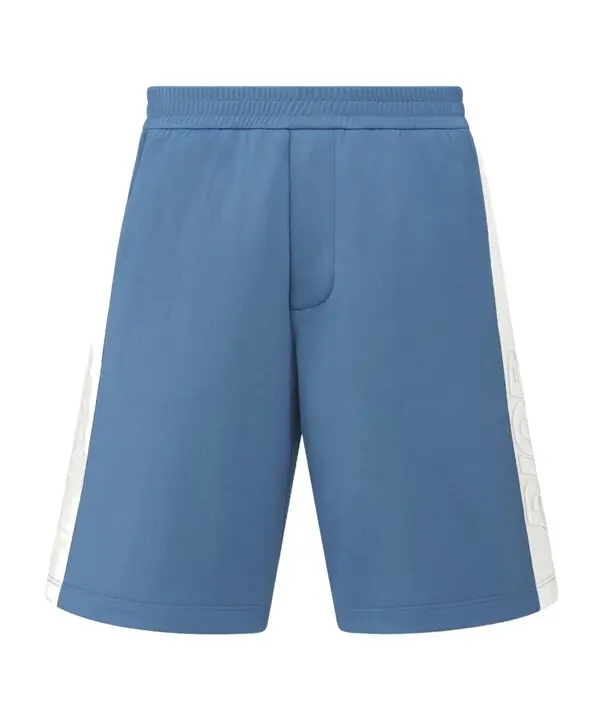 Dior Track Shorts With Stripe Detail - Blue And White