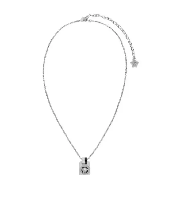 Versace Medusa Icon Necklace - Gray