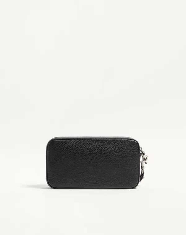 Valentino Garavani Rockstud Zip-up Pouch - Nero