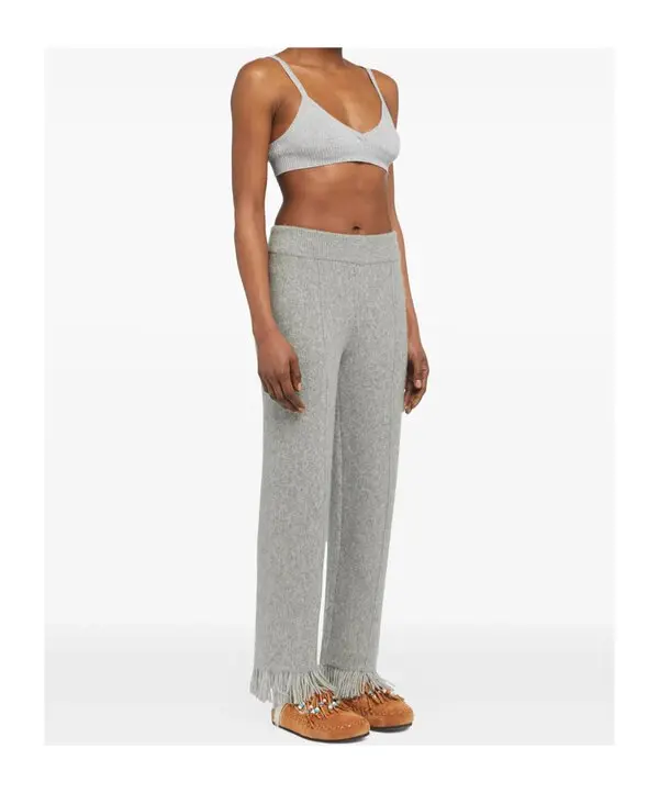 Alanui Finest Fringed Hem Trousers