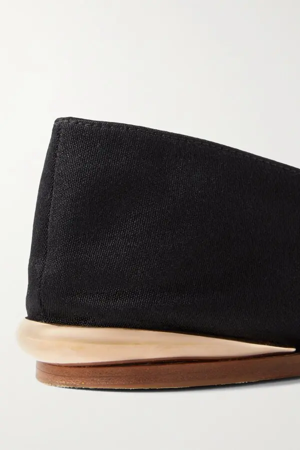 Gabriela Hearst Pointed Ballet Flats - Black