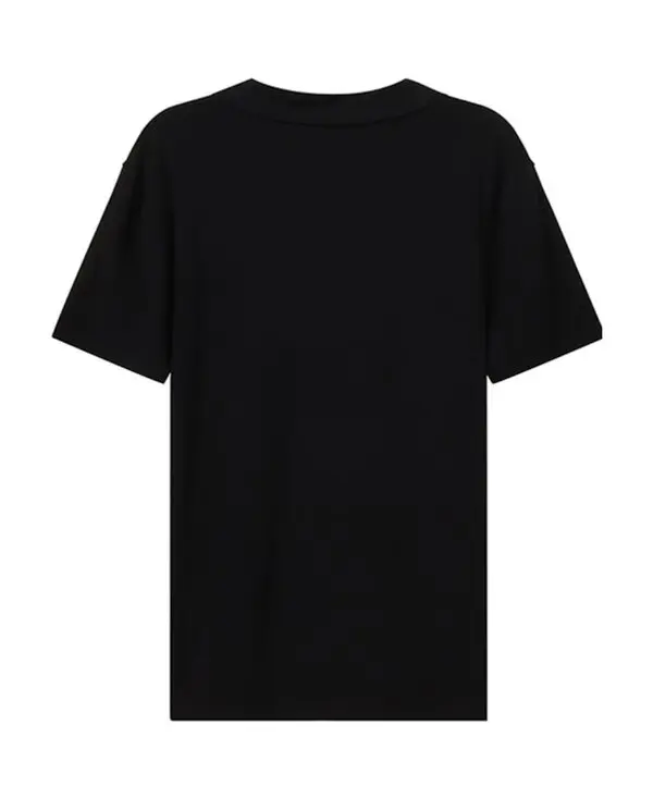 Giorgio Armani Stretch Short-sleeved Jersey Polo Shirt - Black