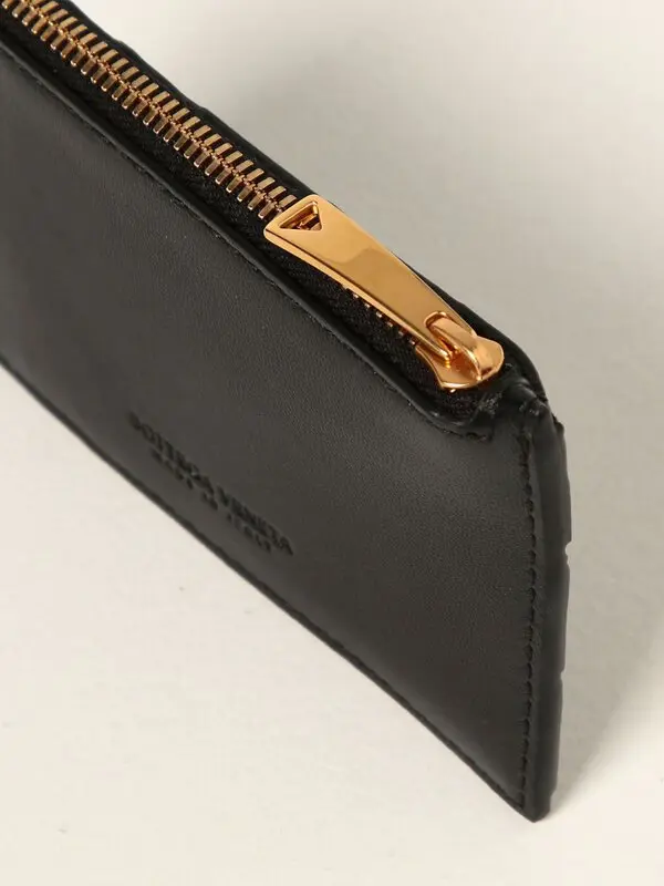 Bottega Veneta Intrecciato Zipped Cardholder