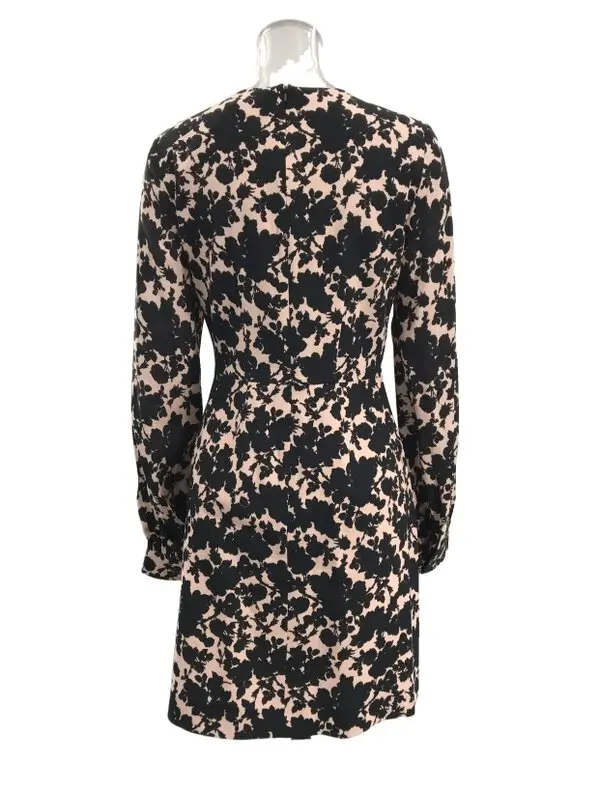 Sportmax Long Sleeve Floral Print Dress