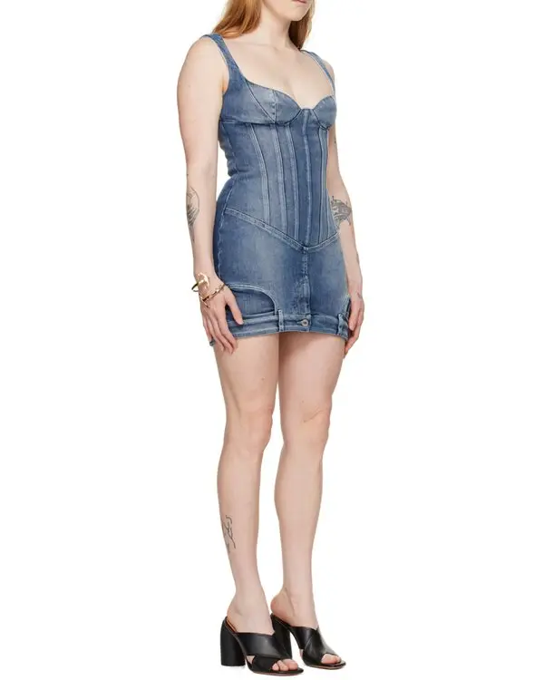 Off-White Upside Down Denim Dress