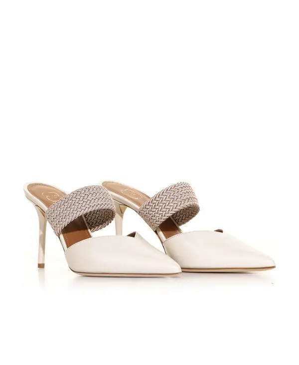 MALONE SOULIERS Braided High Heel Mules
