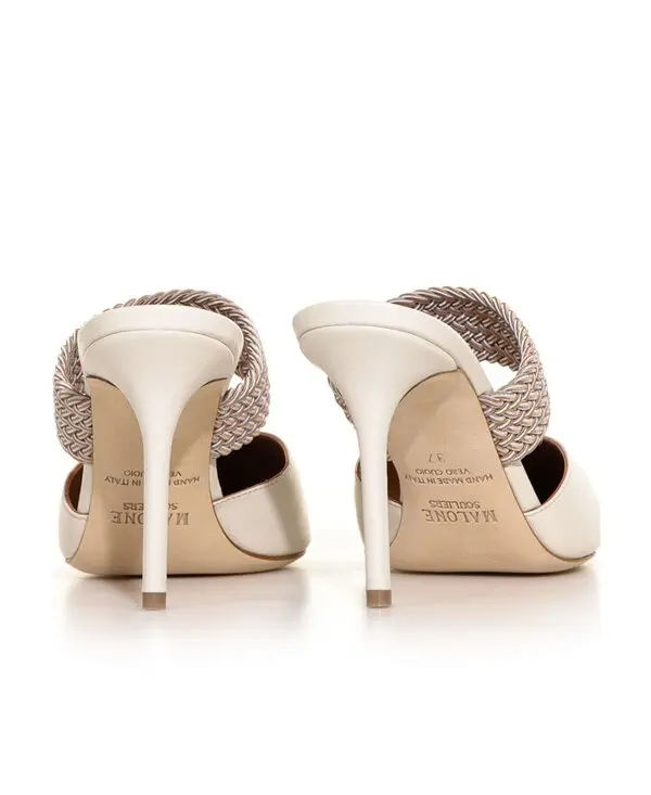 MALONE SOULIERS Braided High Heel Mules