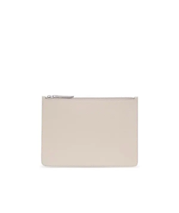 MAISON MARGIELA Zipped Clutch Bag - Nude