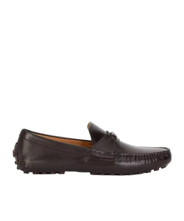 FERRAGAMO Gancini Loafers - Black