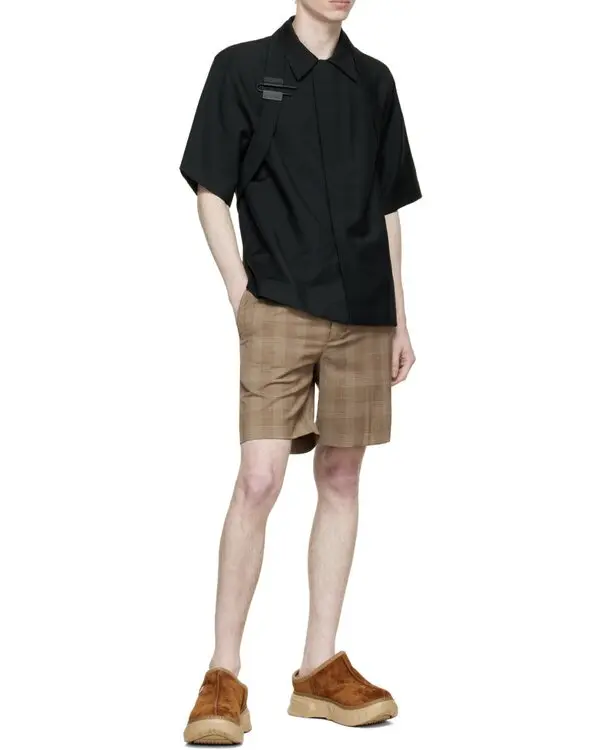 Givenchy Prince Of Wales Pattern Bermuda Shorts