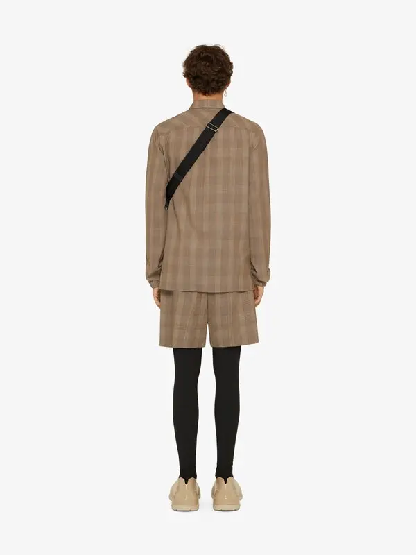 Givenchy Prince Of Wales Pattern Bermuda Shorts
