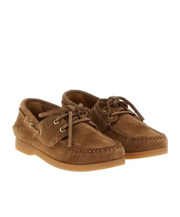 GOLDEN GOOSE Young Cruise Loafers In Suede - Brown