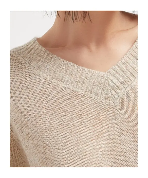 Brunello Cucinelli V-neck Drop Shoulder Jumper