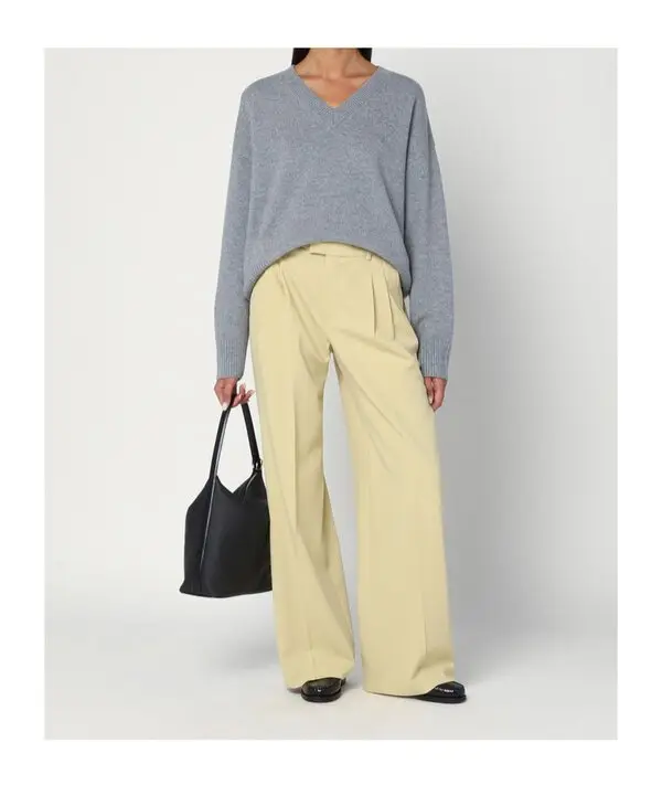 AMI Paris Wide Leg Trousers
