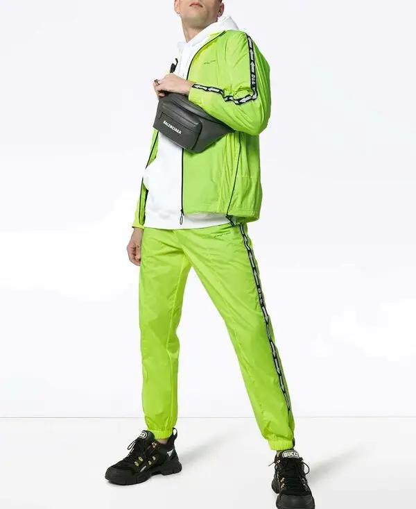 Off-White Logo Detail Casual Jacket