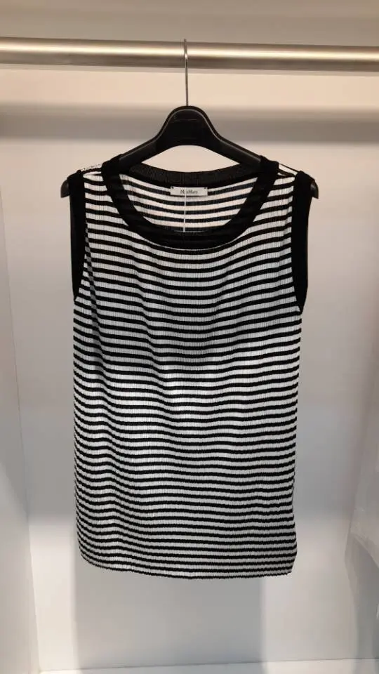 Max Mara Sleeveless Striped Vest