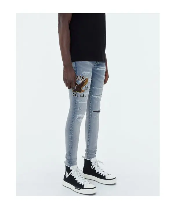 Amiri Logo Appliqué Skinny Jeans