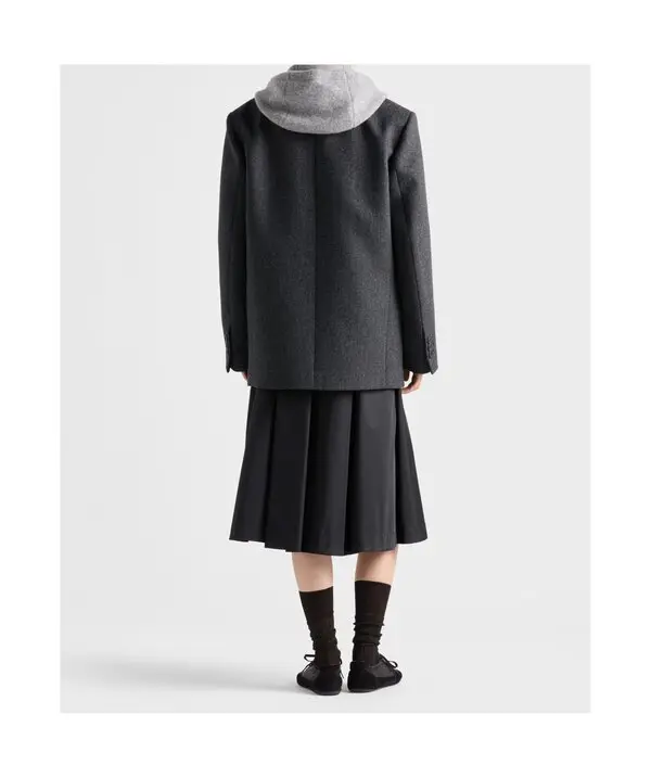 Prada Belted Midi Skirt