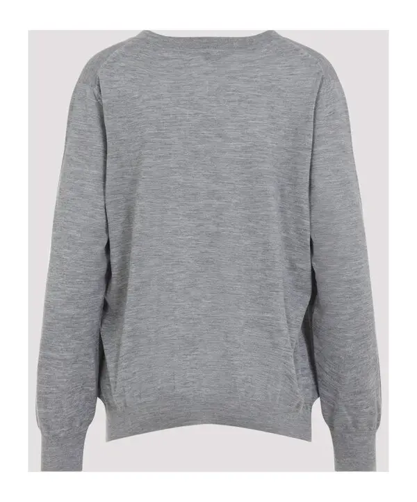 Bottega Veneta V-neck Fine Knit Jumper