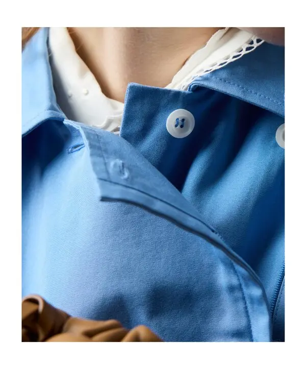 Miu Miu Poplin Short-sleeve Shirt With Classic Collar