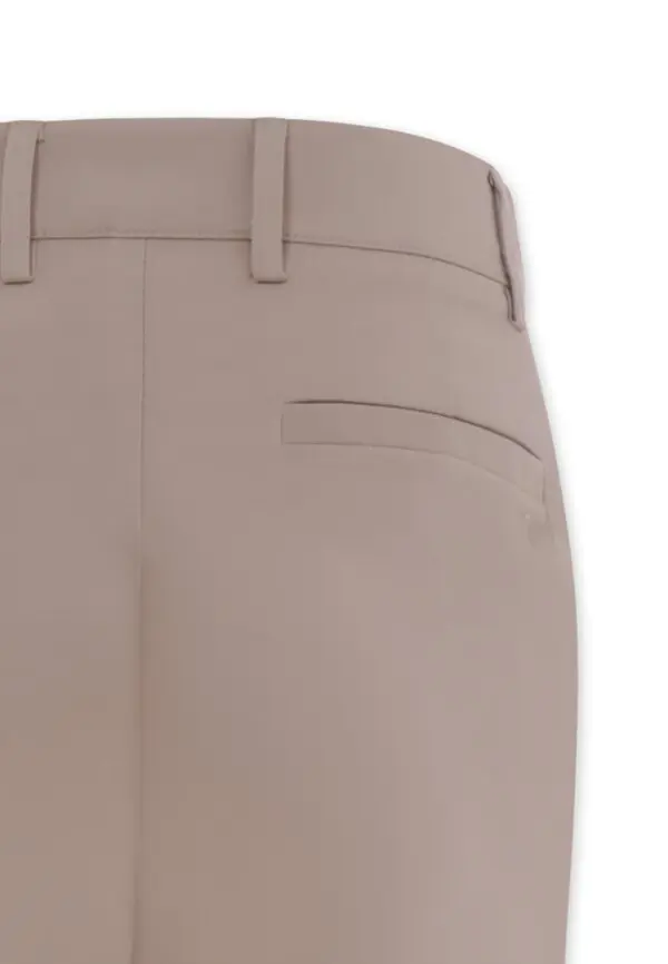 FAY Straight-leg Tailored Trousers With Embroidered Logo - Gray