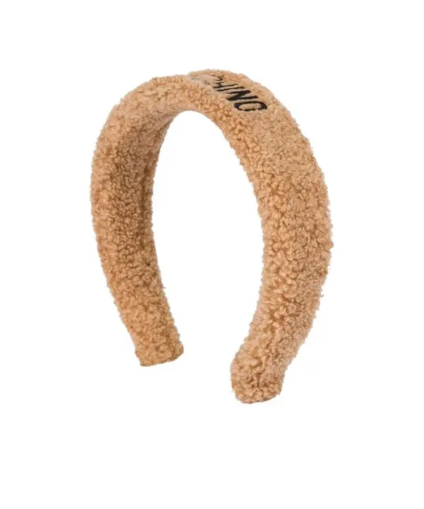 Moschino Embroidered Hair Band - Nude