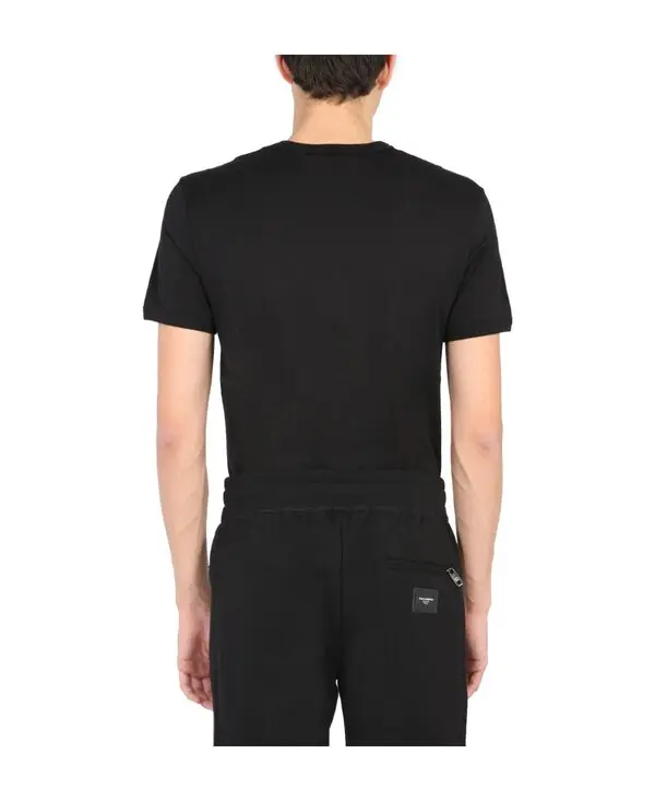 Dolce & Gabbana Crown Bee V-neck T-shirt