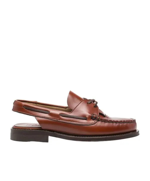 Hereu Slingback Loafers - Brown