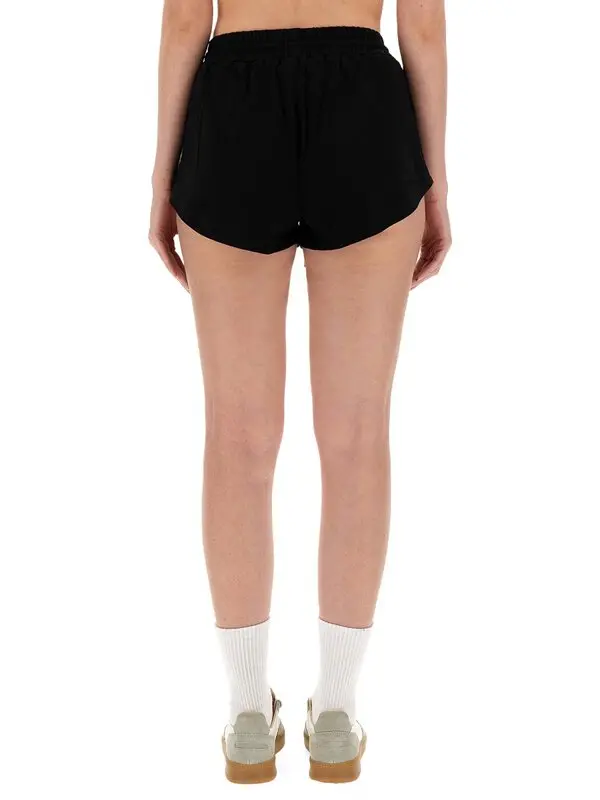 MSGM Logo Embroidered Drawstring Shorts - Multicolor