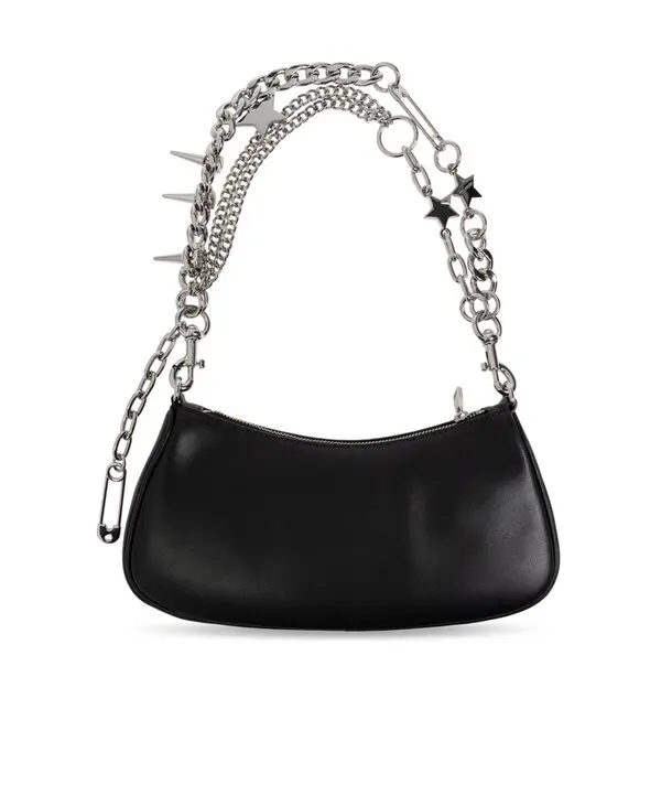 Marc Jacobs The Star Charm Chain Shoulder Bag - Black