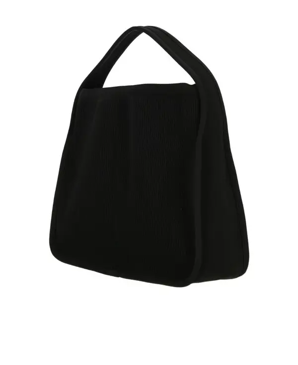 Alexander Wang Ryan Ribbed Knit Large Tote Bag - Black