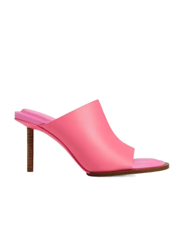 Jacquemus Asymmetrical Geometric Mules