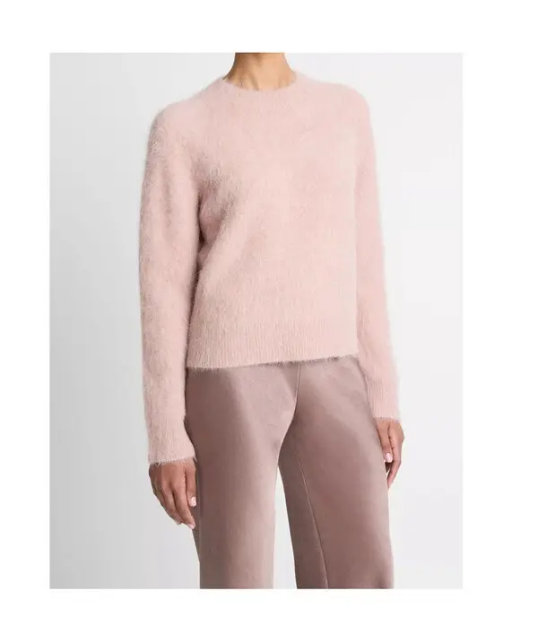 Vince Long-sleeved Crewneck Jumper - Beet Root