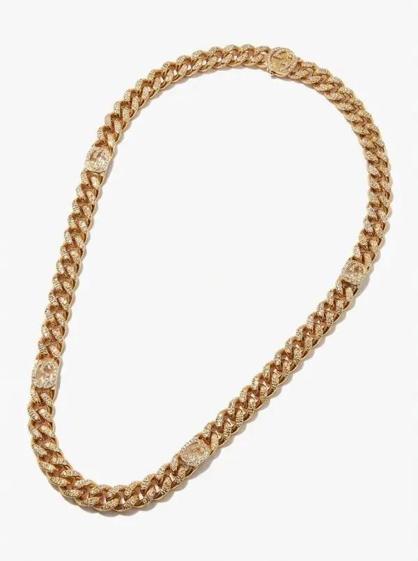 Gucci Interlocking G Chain Necklace - Yellow