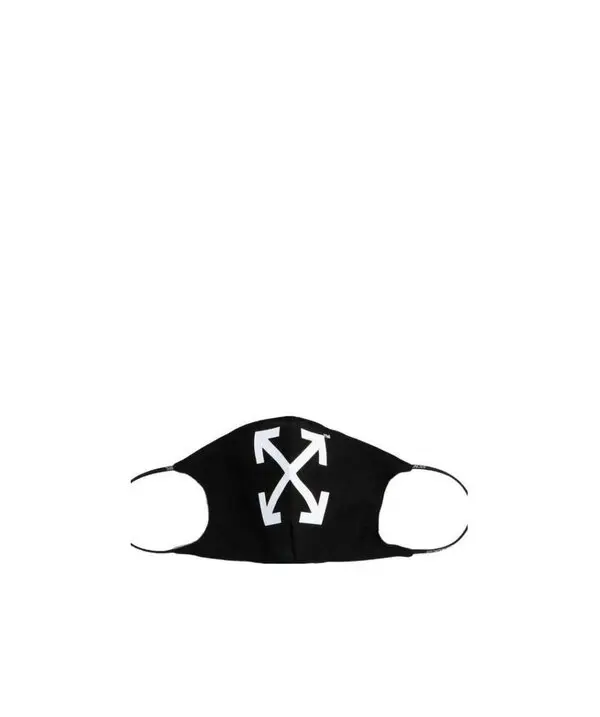 Off-White Arrow Print Face Mask - Black