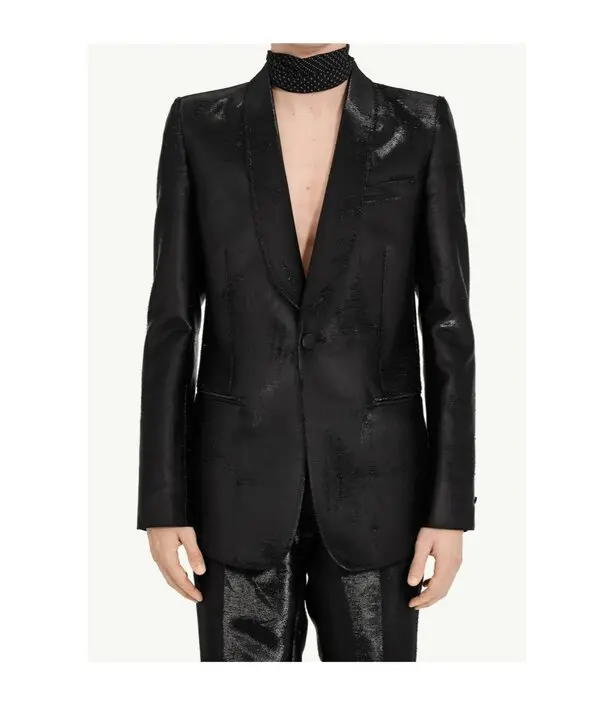 MAISON MARGIELA Single-breasted Textured Blazer