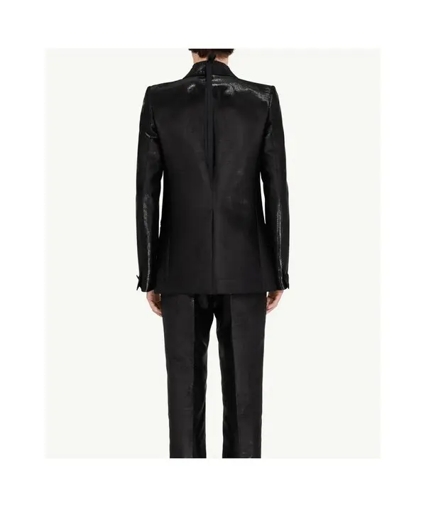 MAISON MARGIELA Single-breasted Textured Blazer