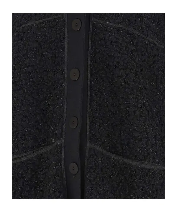 Giorgio Armani Bouclé-effect Long Jersey Cardigan