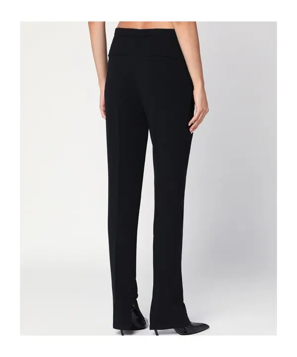 Dries Van Noten Trousers With Button Detailed Slits