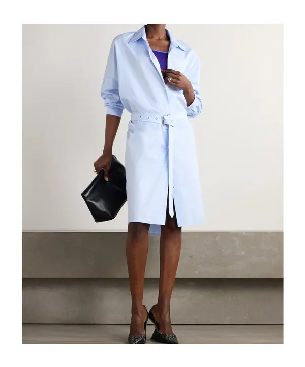Dries Van Noten Belted Shirt Dress